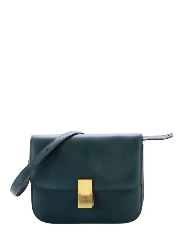Celine Classic Box Bag Smooth Leather Medium - Green