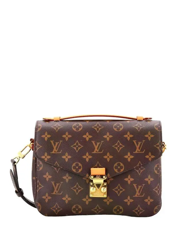 LOUIS VUITTON Pochette Metis Monogram Canvas Crossbody Bag - Brown