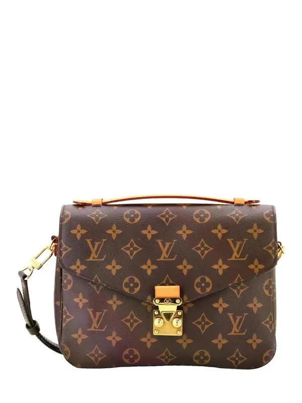 LOUIS VUITTON Pochette Metis Monogram Canvas Crossbody Bag - Brown