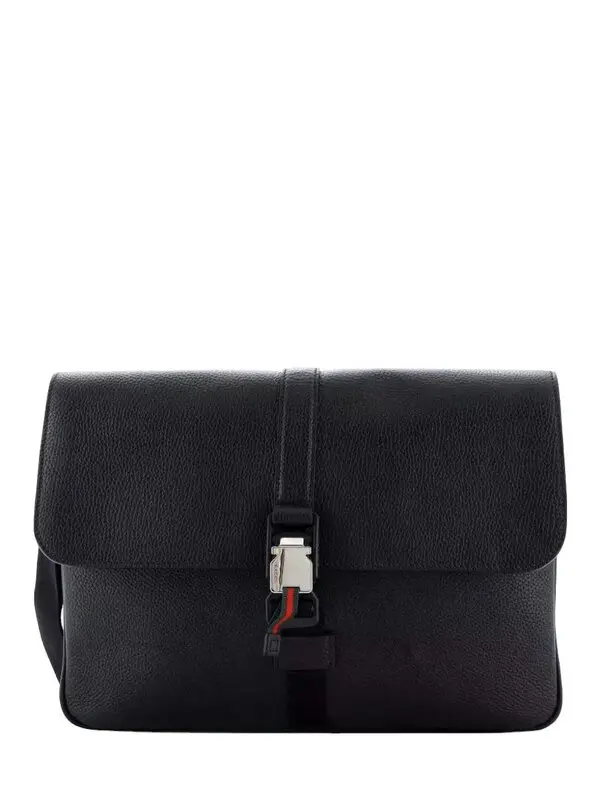 Gucci Web Buckle Wristlet Briefcase - Black
