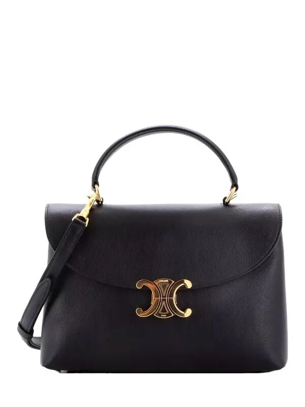 Celine Nino Top Handle Medium Satchel - Black