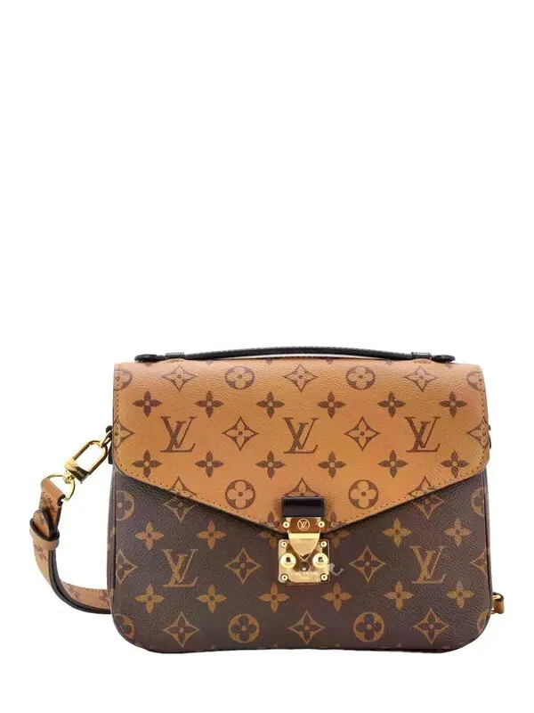 LOUIS VUITTON Pochette Metis Reverse Monogram Canvas - Brown