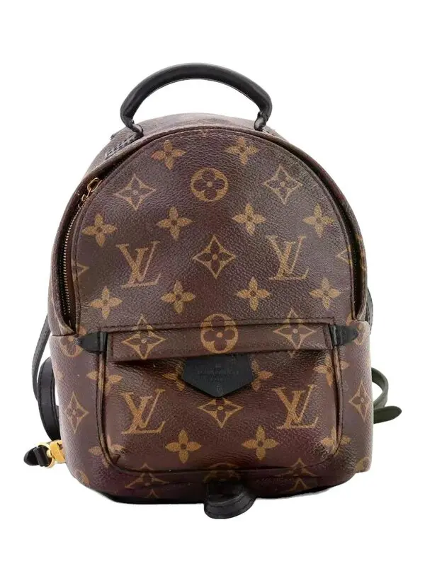 LOUIS VUITTON Palm Springs Mini Backpack Monogram Canvas - Brown