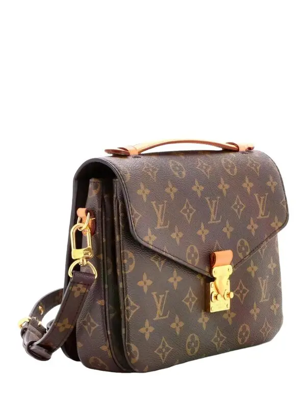 LOUIS VUITTON Pochette Metis Monogram Canvas Crossbody Bag - Brown
