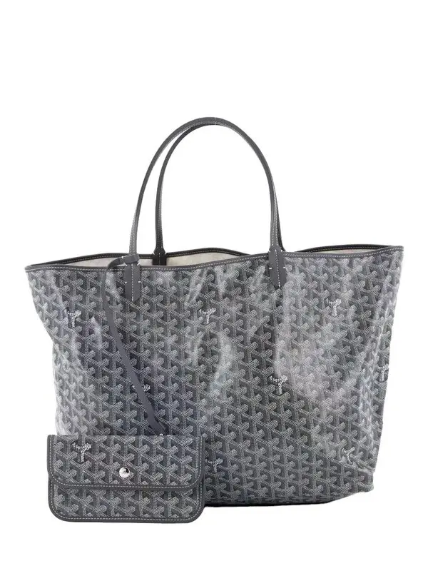 Goyard Saint Louis Coated Canvas Gm Tote Bag - Grey