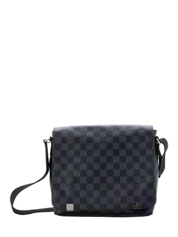LOUIS VUITTON District Nm Damier Graphite Pm Messenger Bag - Black