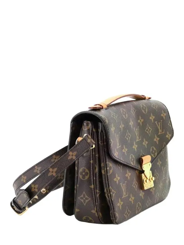 LOUIS VUITTON Pochette Metis Monogram Canvas Crossbody Bag - Brown