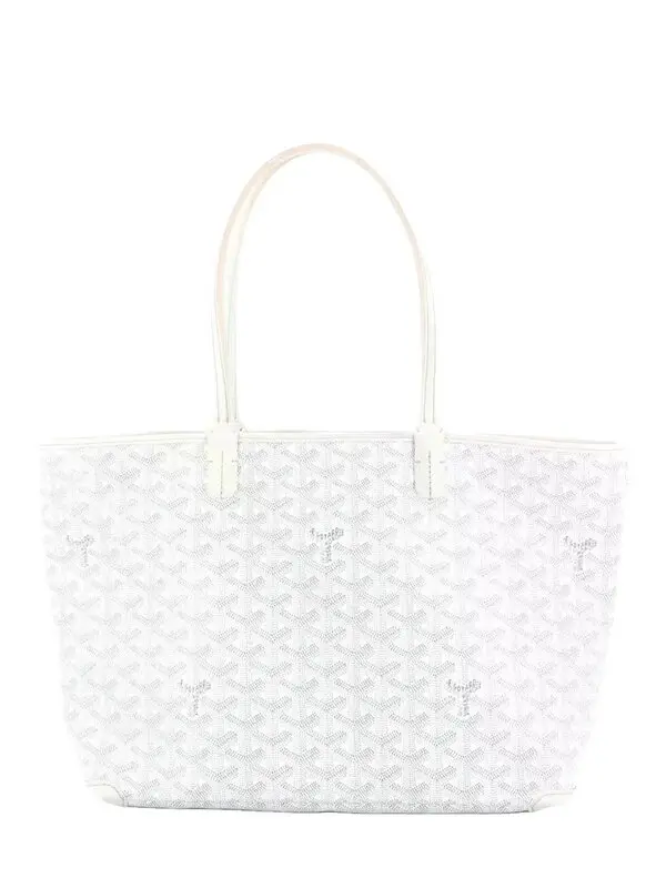 Goyard Artois Coated Canvas Pm Tote Bag - White