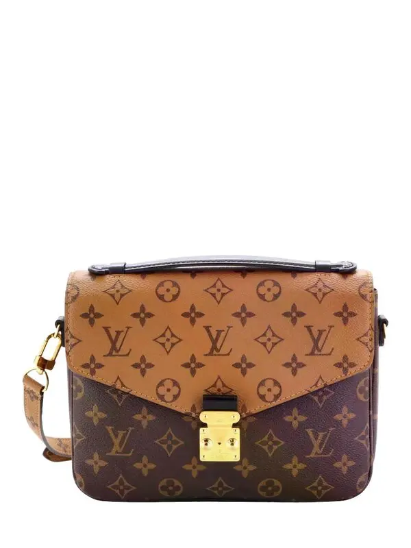 LOUIS VUITTON Pochette Metis Reverse Monogram Canvas - Brown