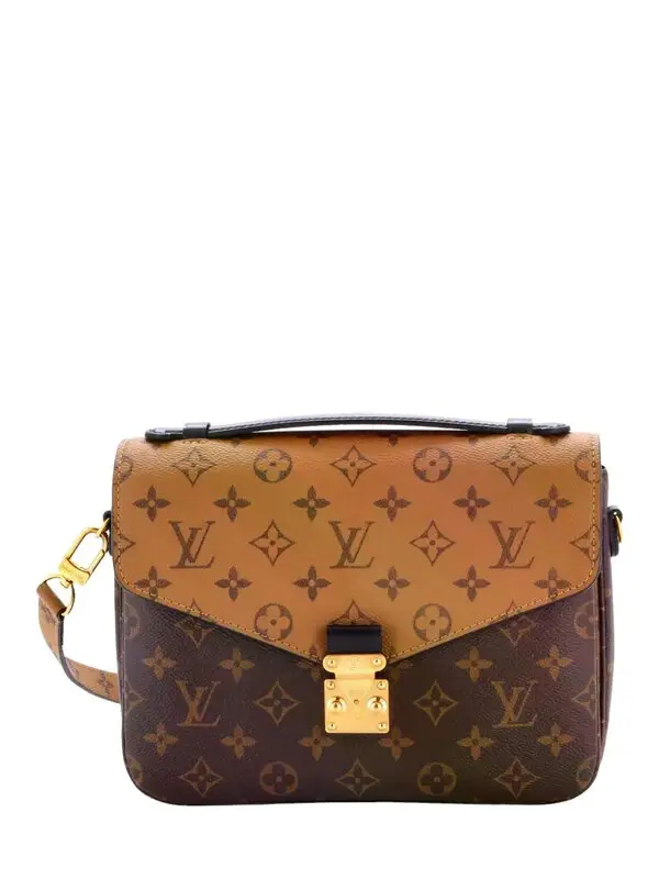 LOUIS VUITTON Pochette Metis Reverse Monogram Canvas - Brown