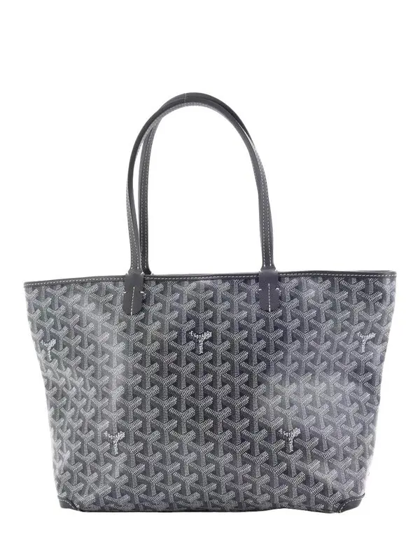 Goyard Artois Mm Tote Coated Canvas Shoulder Bag - Grey