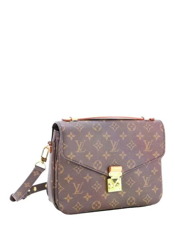 LOUIS VUITTON Pochette Metis Monogram Canvas Crossbody Bag - Brown