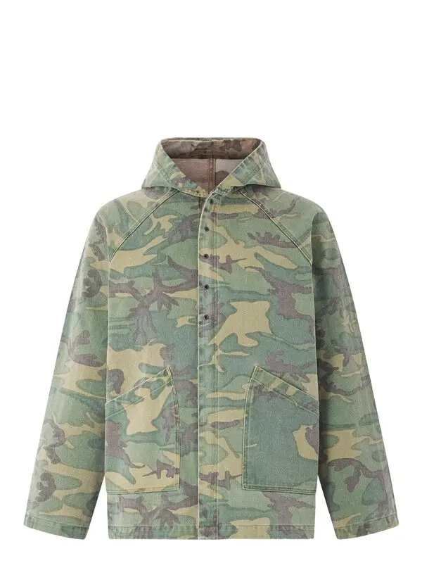Needles Reversible Camouflage-print Hooded Jacket - Green
