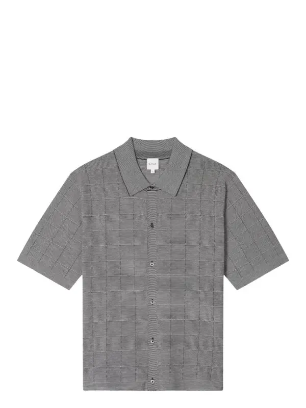 Paul Smith Checked Short-sleeve Shirt - Grey