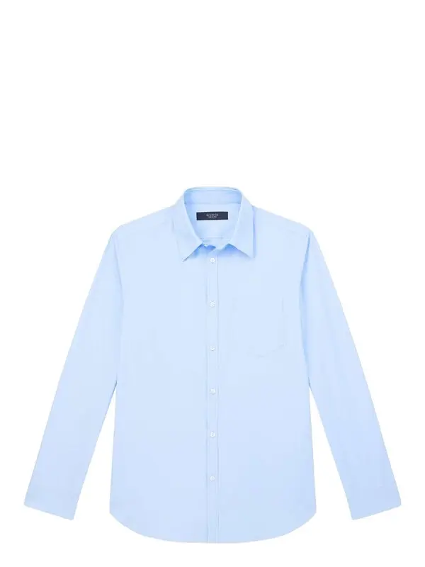 Gucci Slim-fit Cotton-poplin Shirt - Blue