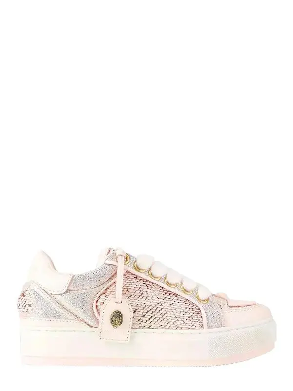 Kurt Geiger Sequin-embellished Sneakers - Pink