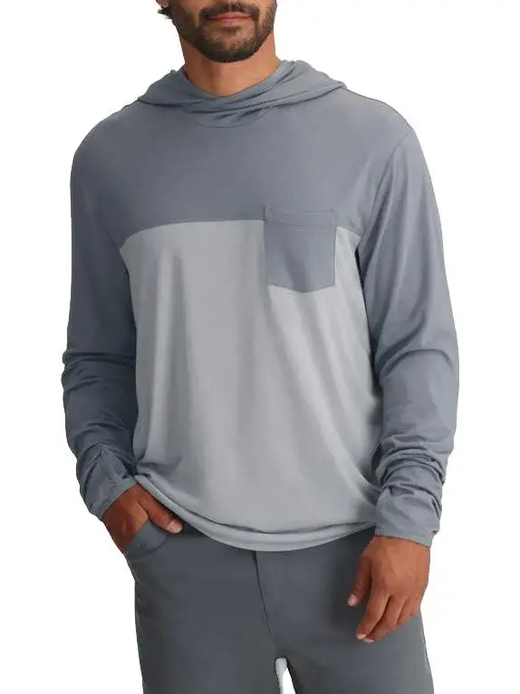 FREE FLY Performance Hoodie - Slate/aspen Grey