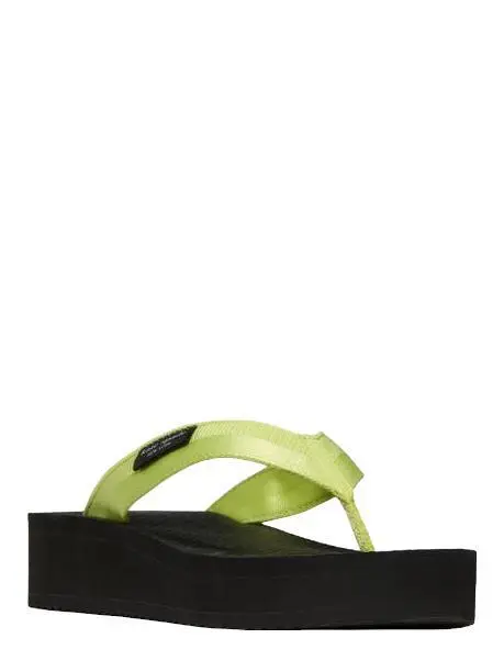 Kate Spade New York Sam Icon Platform Wedge Flip Flop - Bosc Pear