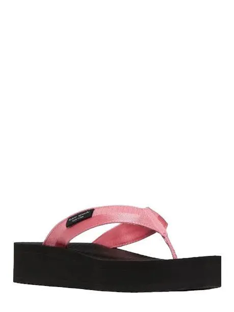 Kate Spade New York Sam Icon Platform Wedge Flip Flop - Grapefruit Soda
