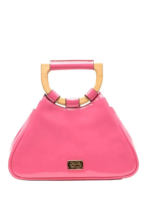 FRANCES VALENTINE Raye Leather Top Handle Tote - Pink