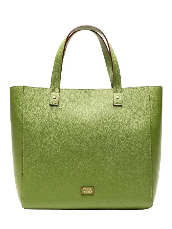 FRANCES VALENTINE Large Leather Tote - Fern