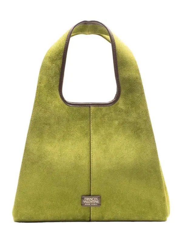 FRANCES VALENTINE Tootsie Suede Tote - Fern