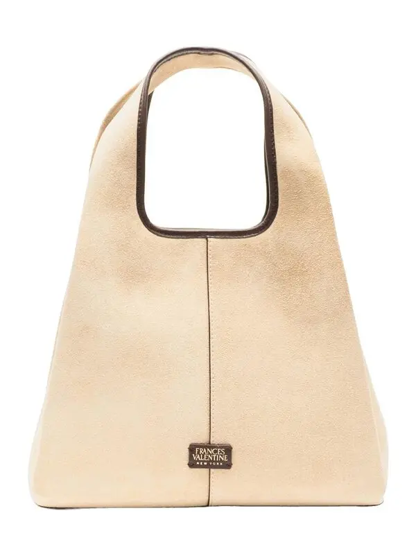 FRANCES VALENTINE Tootsie Suede Tote - Sand