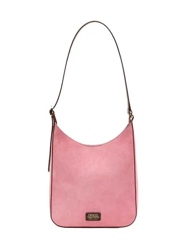 FRANCES VALENTINE Sadie Suede Shoulder Bag - Pink