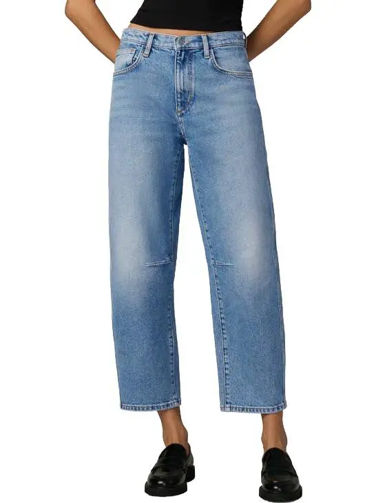 Joe's Jeans The Wilder High Waist Crop Relaxed Barrel Jeans - Prevail