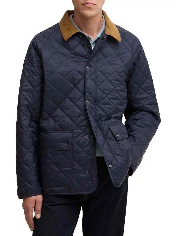 Barbour City Bedale Diamond Quilted Puffer Jacket - Navy