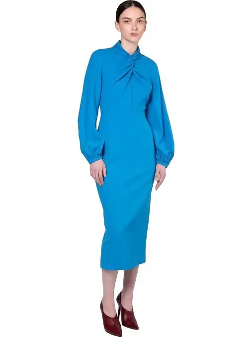 ROKSANDA Rima Long Sleeve Midi Dress - 53turquiose