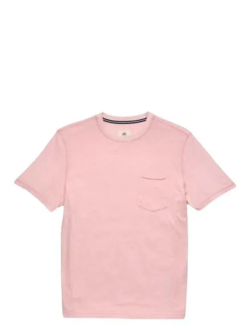 SURFSIDE SUPPLY CO. Nick Slub Pocket Tee - Pink Dolphin