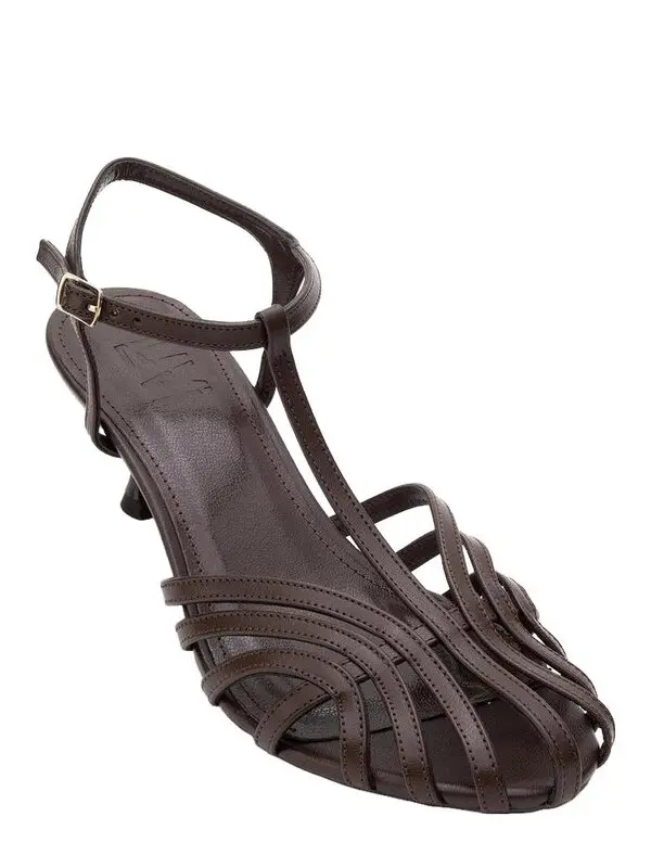 PROLOGUE SHOES Strappy Sandal - Brown