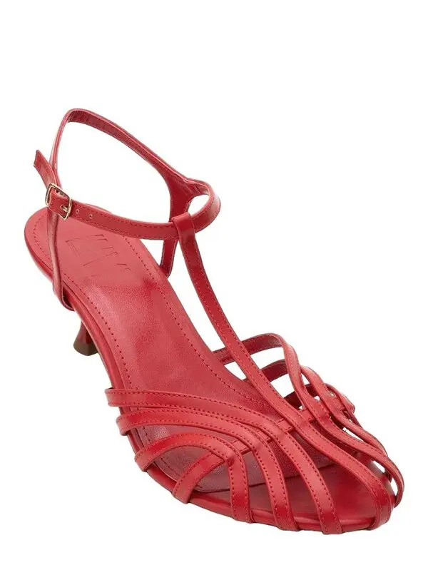 PROLOGUE SHOES Strappy Sandal - Red
