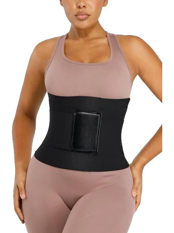 SHAPELLX Airslim Triple Compression Latex Waist Trainer - Black