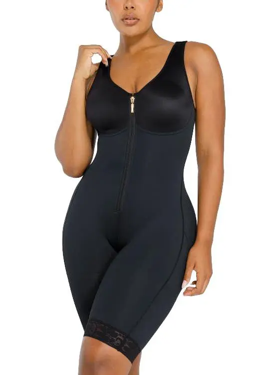 SHAPELLX Full Coverage Bodysuit - Black