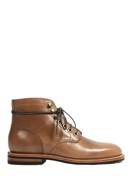 GRANT STONE Nora Lace-up Boots - Dune Chromexcel