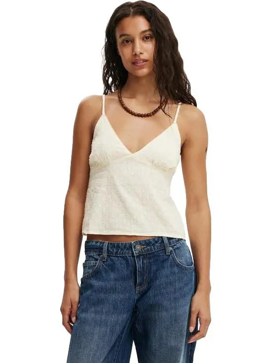 COTTON ON The Daydream Cami - Vanilla Glow Texture