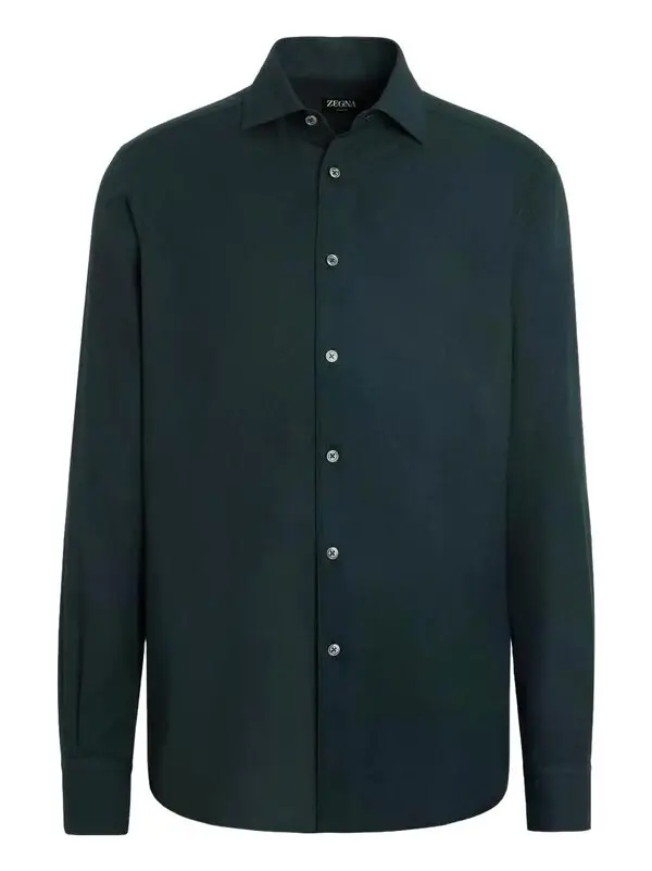 Zegna Button-fastening Shirt - Green