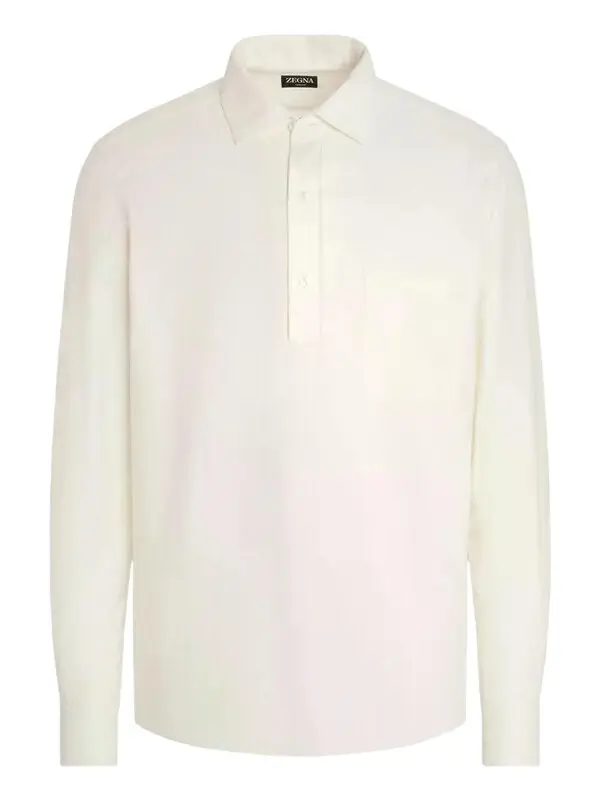 Zegna Chest-pocket Polo Shirt - White