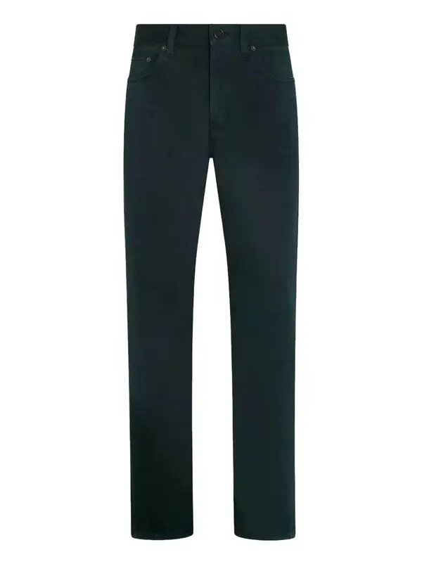 Zegna Délavé Roccia Straight Leg Jeans - Green