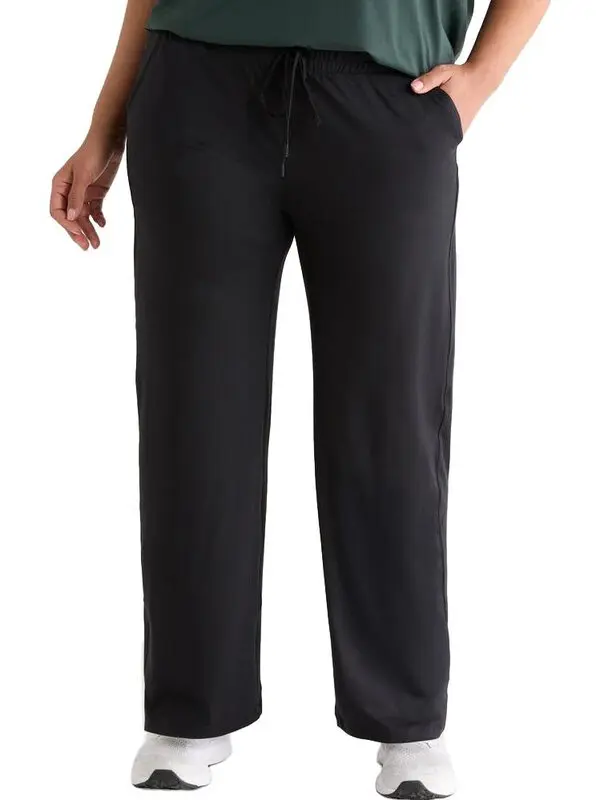 Zella Move In Straight Leg Sweatpants - Black