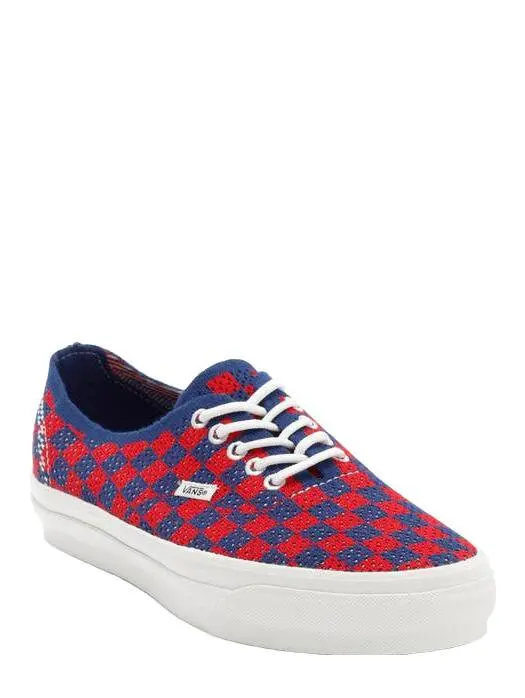 VANS Authentic 44 Ek Sneaker - Punk Check Red/blue