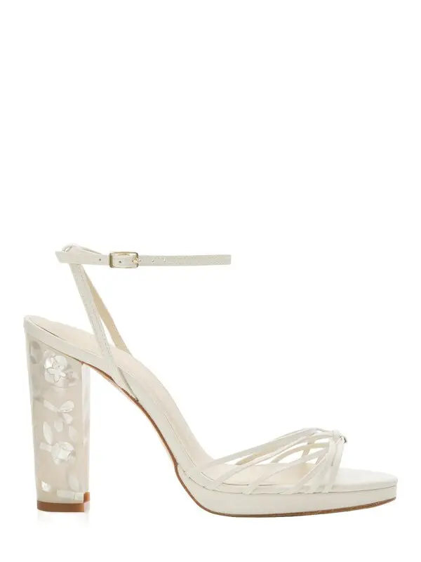 FREYA ROSE Rosalina Ankle Strap Platform Heel Sandal - Ivory
