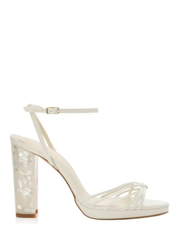 FREYA ROSE Rosalina Ankle Strap Platform Heel Sandal - Ivory