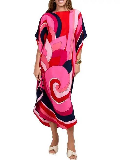 Trina Turk Jalani Maxi Caftan Dress - Multi