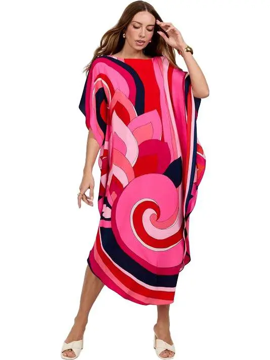 Trina Turk Jalani Maxi Caftan Dress - Multi