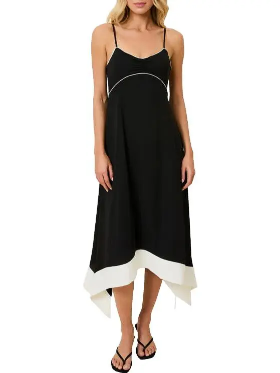 Solid & Striped The Lennox Sleeveless Maxi Dress - Noir