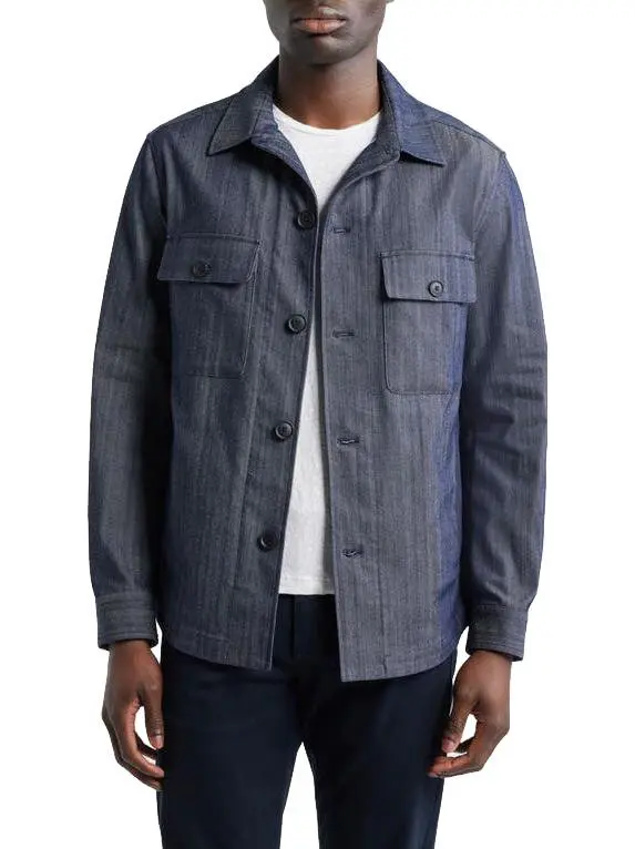 BOSS Carper Shirt Jacket - Dark Blue