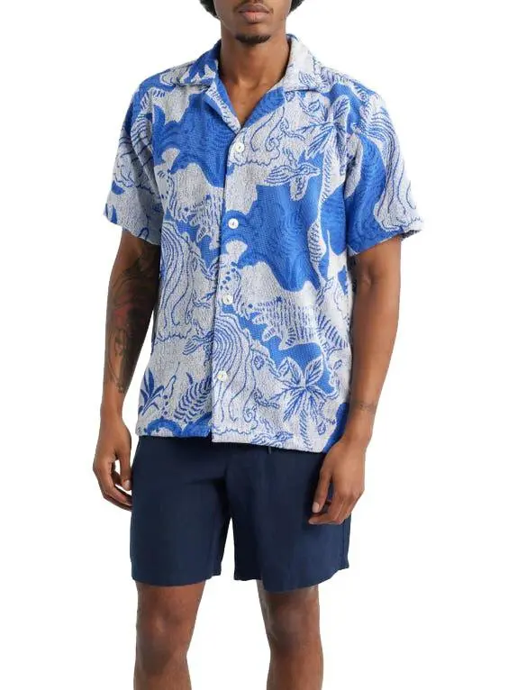 Oas Mystea Camp Shirt - Blue